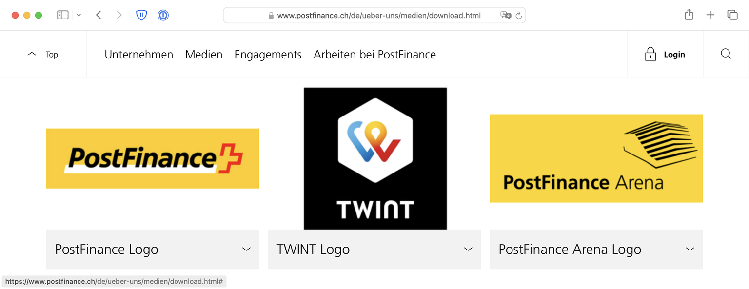 PostFinance: Neues Logo für die staatliche Bank der Schweizerischen ...